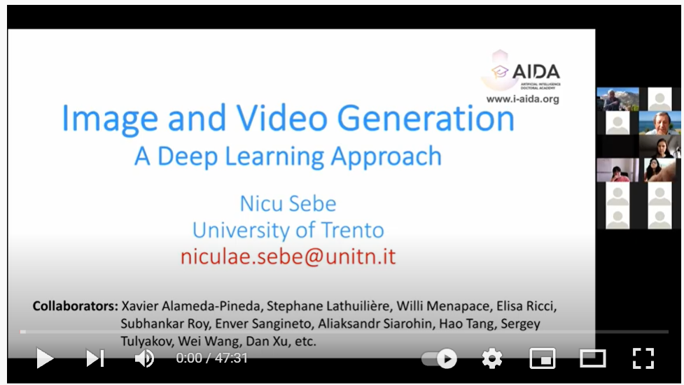 Image and Video Generation: A deep Learning Approach - AIDA - AI Doctoral Academy