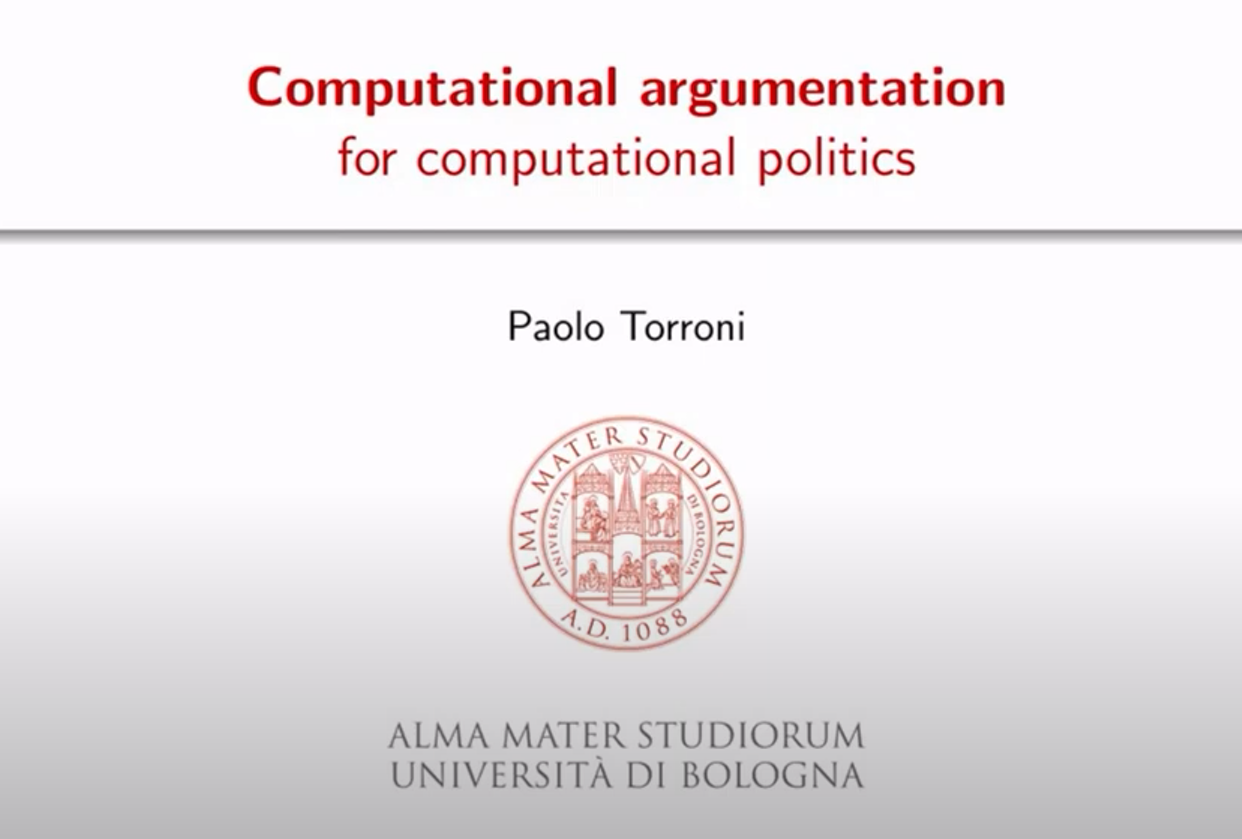 E Symposium 2023 Computational Argumentation For Computational